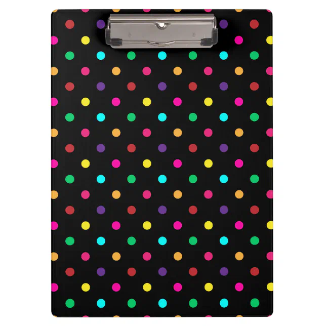 Clipboard Polka Dot | Zazzle