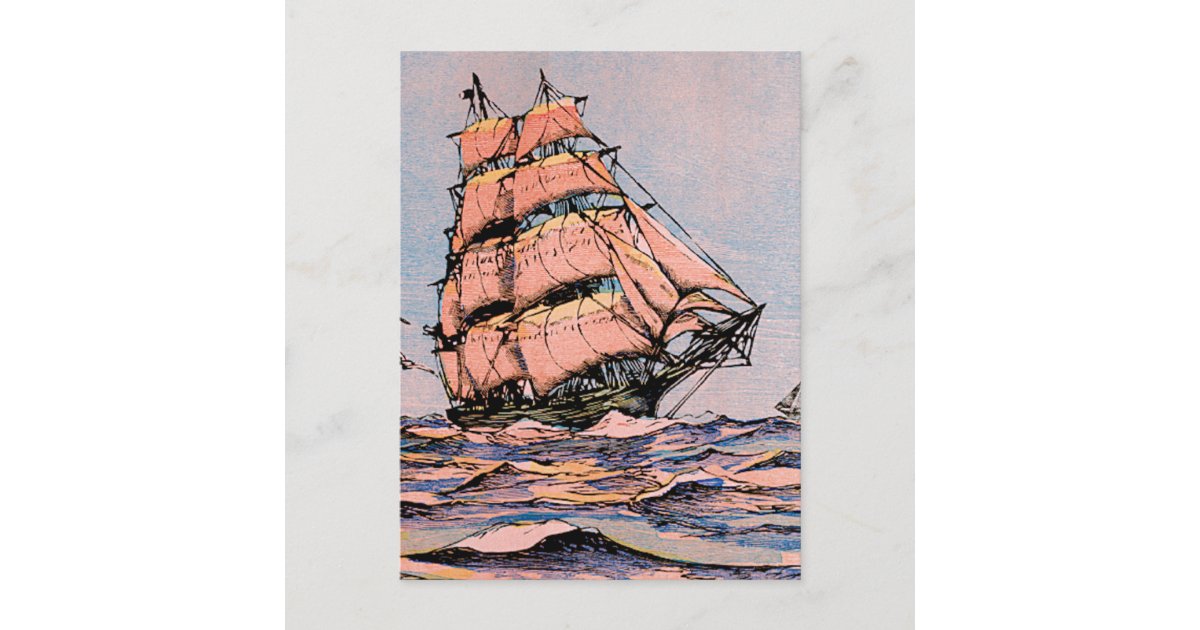 Clipper Ship Ann McKim Postcard | Zazzle