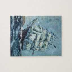 Clipper Ship Western Shore Jigsaw Puzzle | Zazzle
