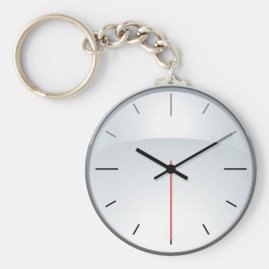Clock Keychain | Zazzle.com