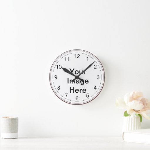 Clock Photo Template - Ready to Customize | Zazzle