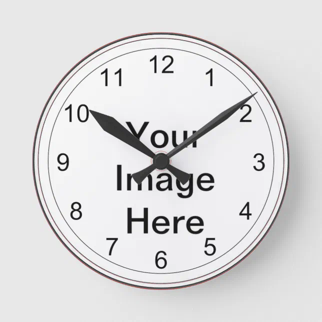Clock Photo Template - Ready to Customize | Zazzle