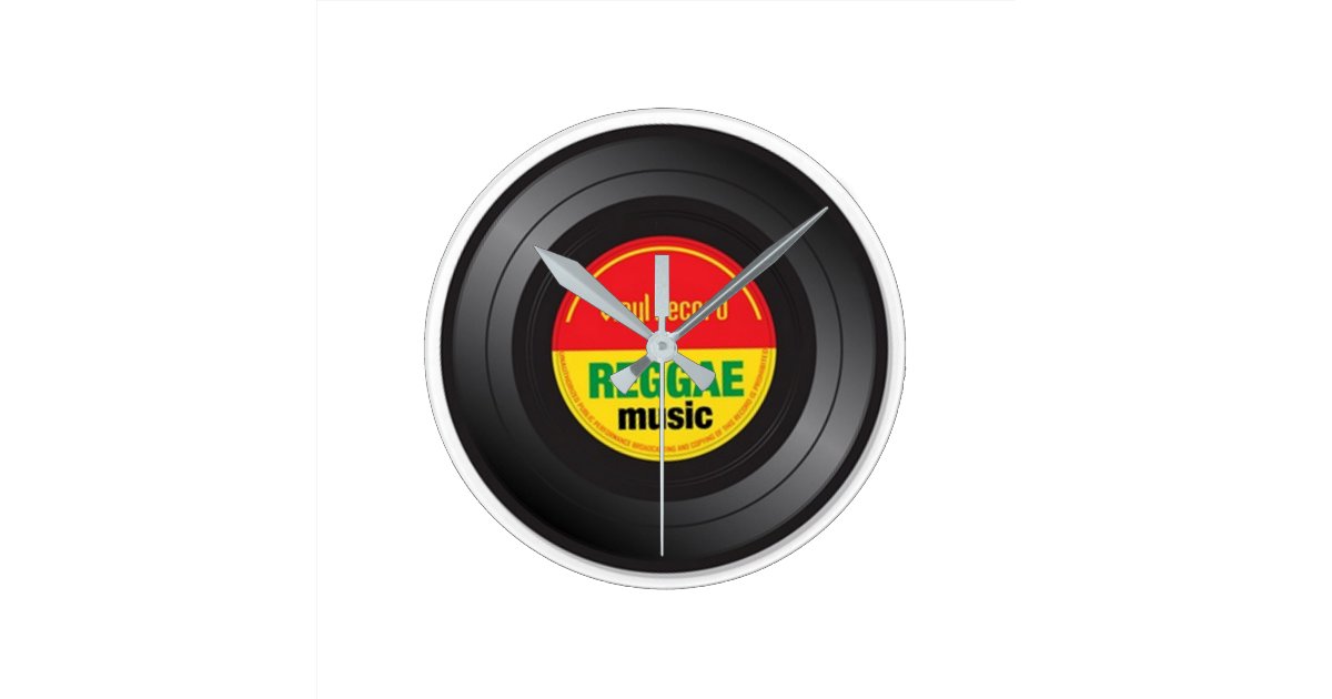 Clock - Reggae Time | Zazzle.com