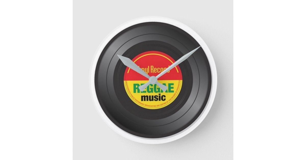 Clock - Reggae Time | Zazzle