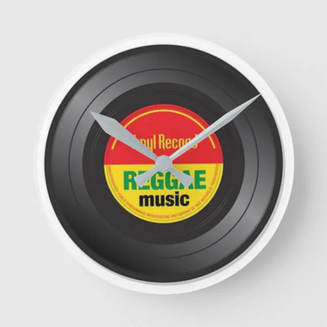 Clock - Reggae Time | Zazzle