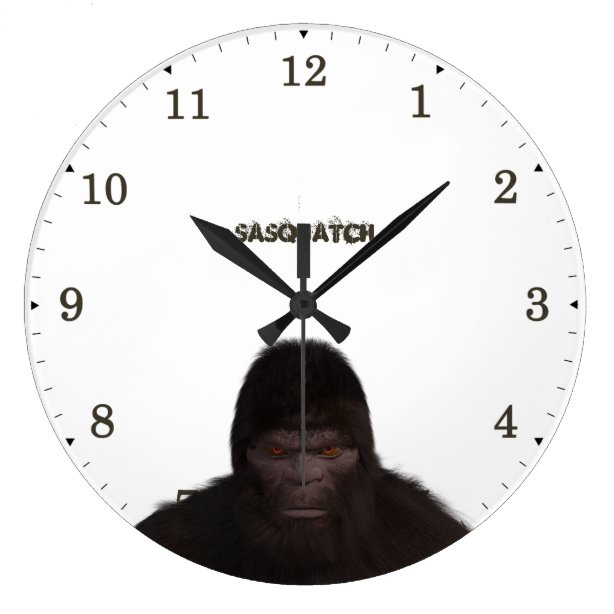 Bigfoot Wall Clocks | Zazzle