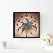 Clock - Sea Turtle | Zazzle