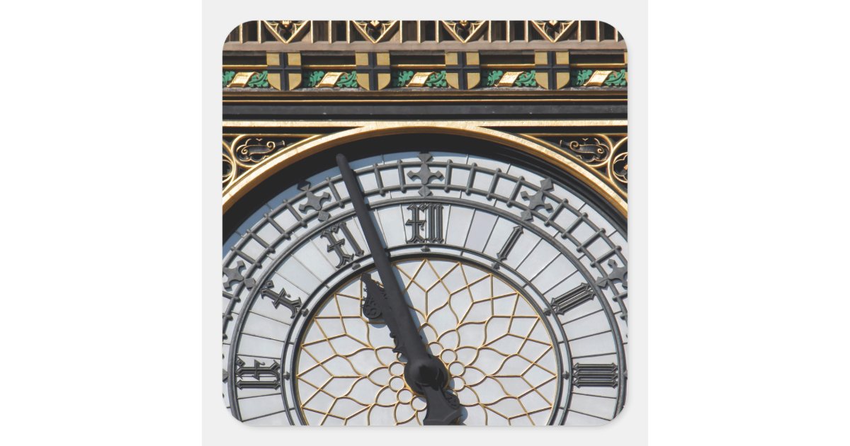 Clock Tower.jpg Square Sticker | Zazzle