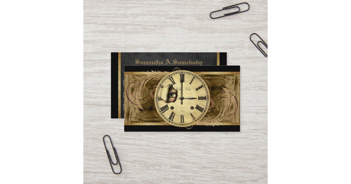 Clock Watching Profile Cards | Zazzle