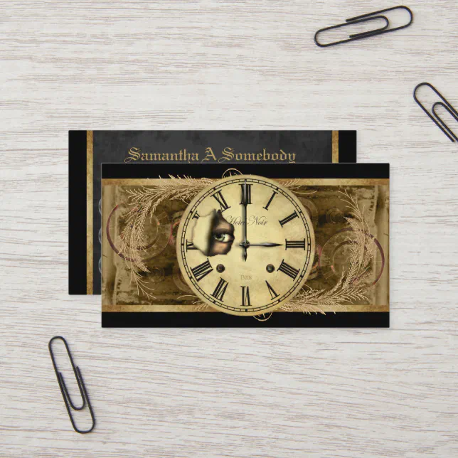 Clock Watching Profile Cards | Zazzle