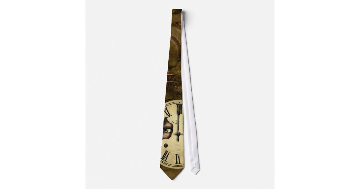 Clock Watching Tie | Zazzle