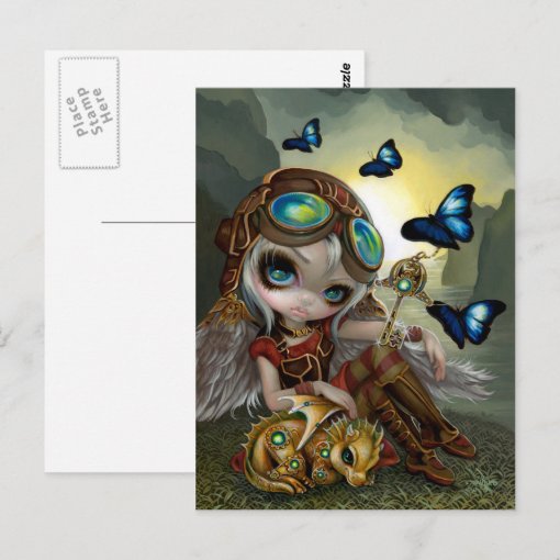 Clockwork Dragonling Postcard Zazzle