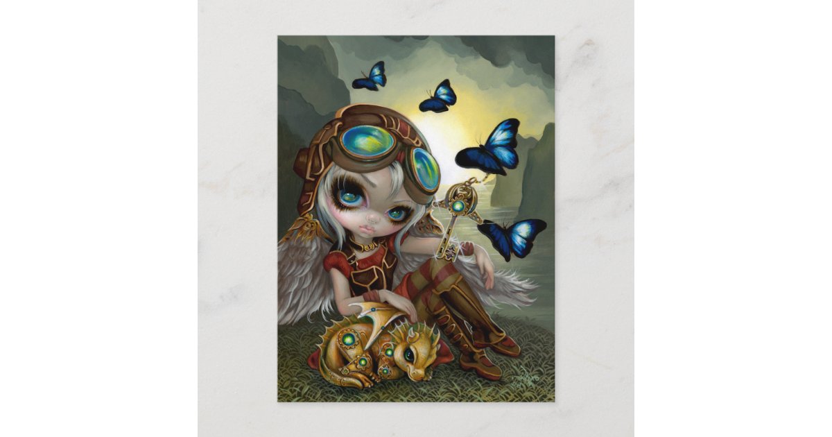 Clockwork Dragonling Postcard Zazzle