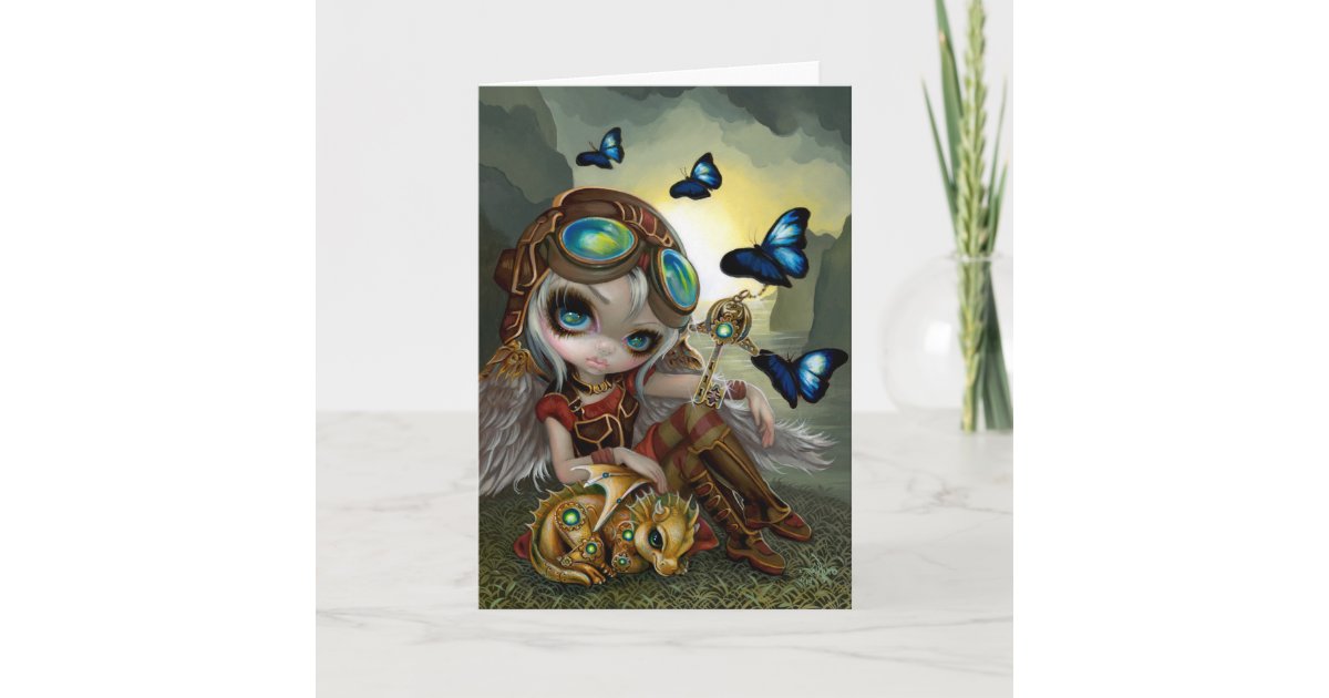 Clockwork Dragonling Postcard Zazzle