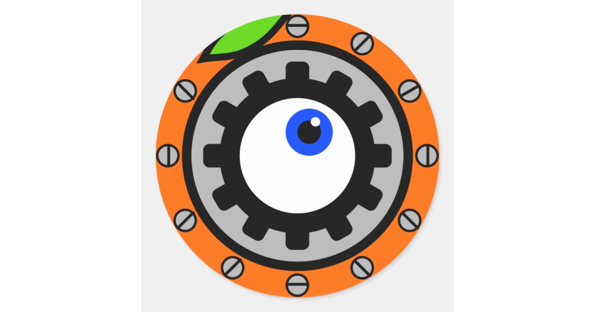 Clockwork Orange Classic Round Sticker | Zazzle