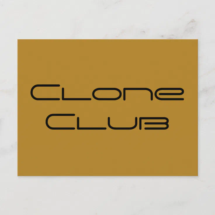 Clone Club geometric letters from Orphan Black Postcard | Zazzle