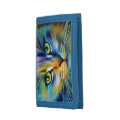 Close up of a Colorful Siamese Kitten Trifold Wallet | Zazzle