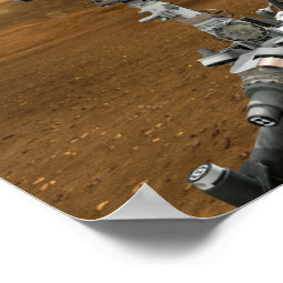 Close-up of Mars Curiosity Rover Poster | Zazzle