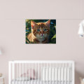 Close Up Tabby Kitty Cat 5:4 Feline Kitten Poster | Zazzle