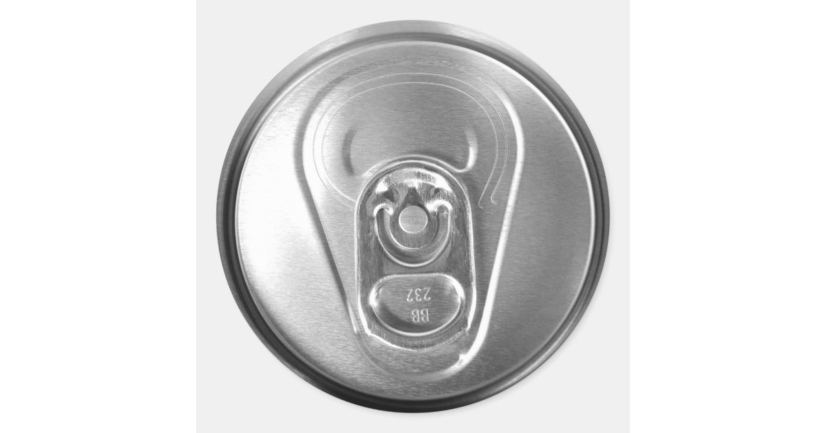 Closed Can Sticker | Zazzle