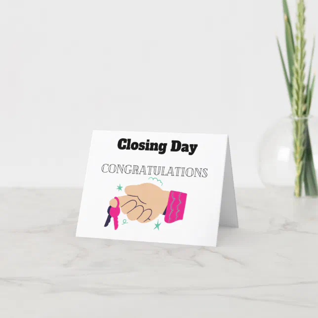 Closing Day Thank You Cards | Zazzle