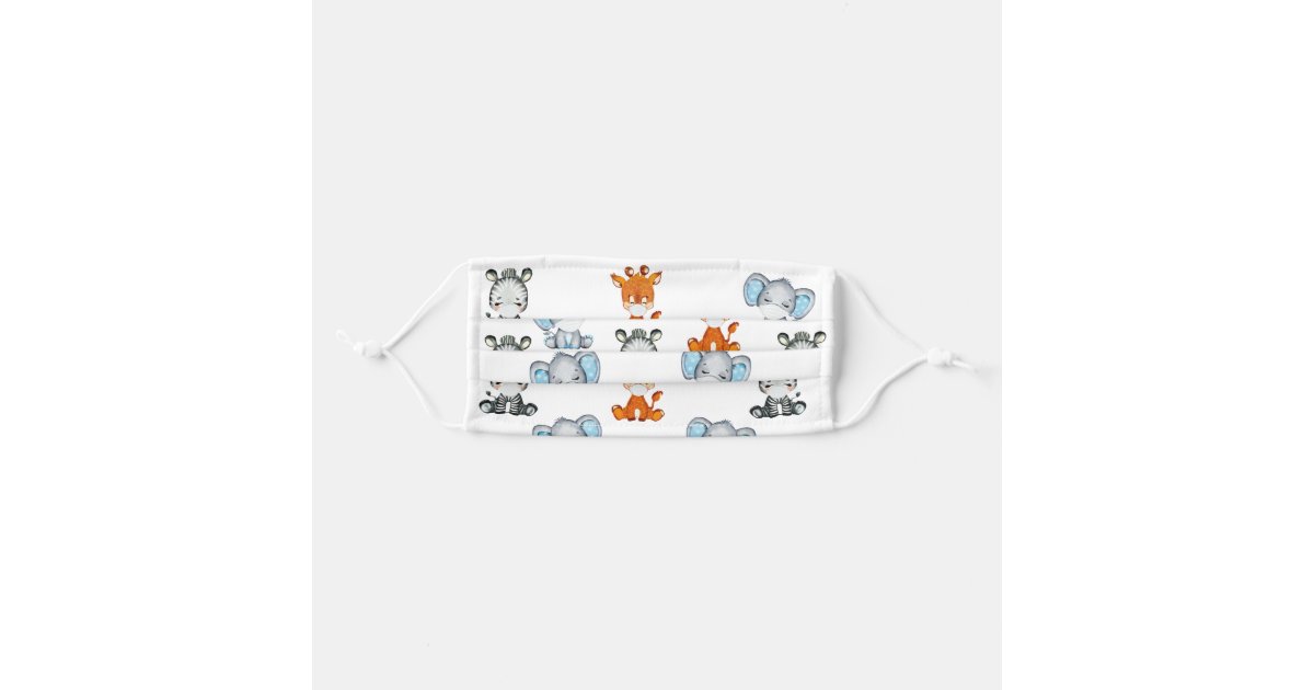 Cloth Face Mask with Filter Slot | Zazzle