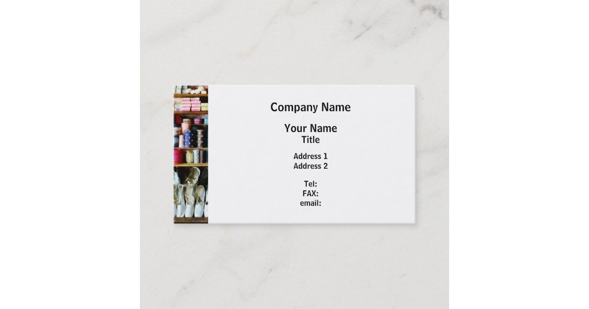 Cloth in General Store Business Card | Zazzle