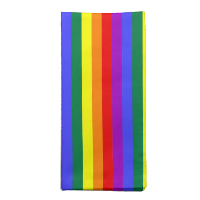Cloth Napkins Pride flag Rainbow | Zazzle