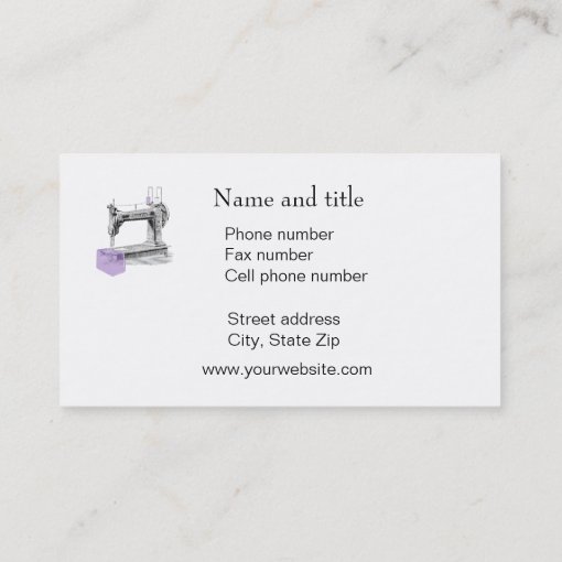 Clothing Alterations, Tailoring, and Sewing Business Card | Zazzle