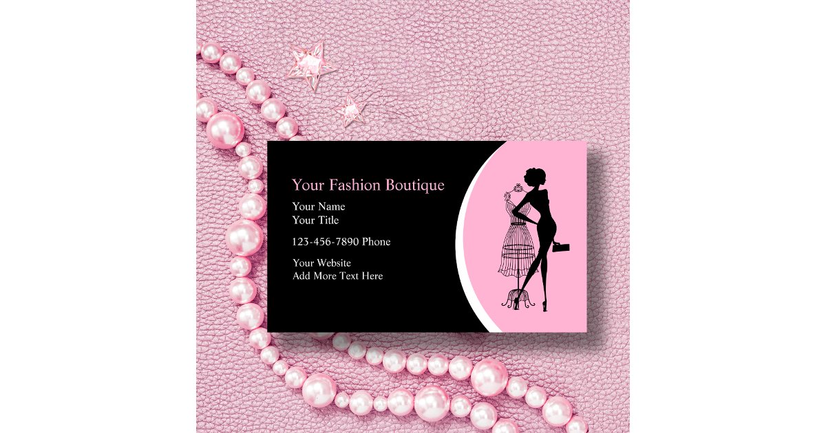 Clothing Boutique Business Cards | Zazzle