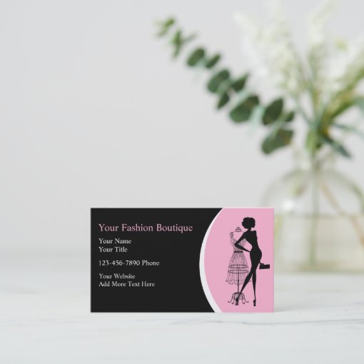 Clothing Boutique Business Cards | Zazzle