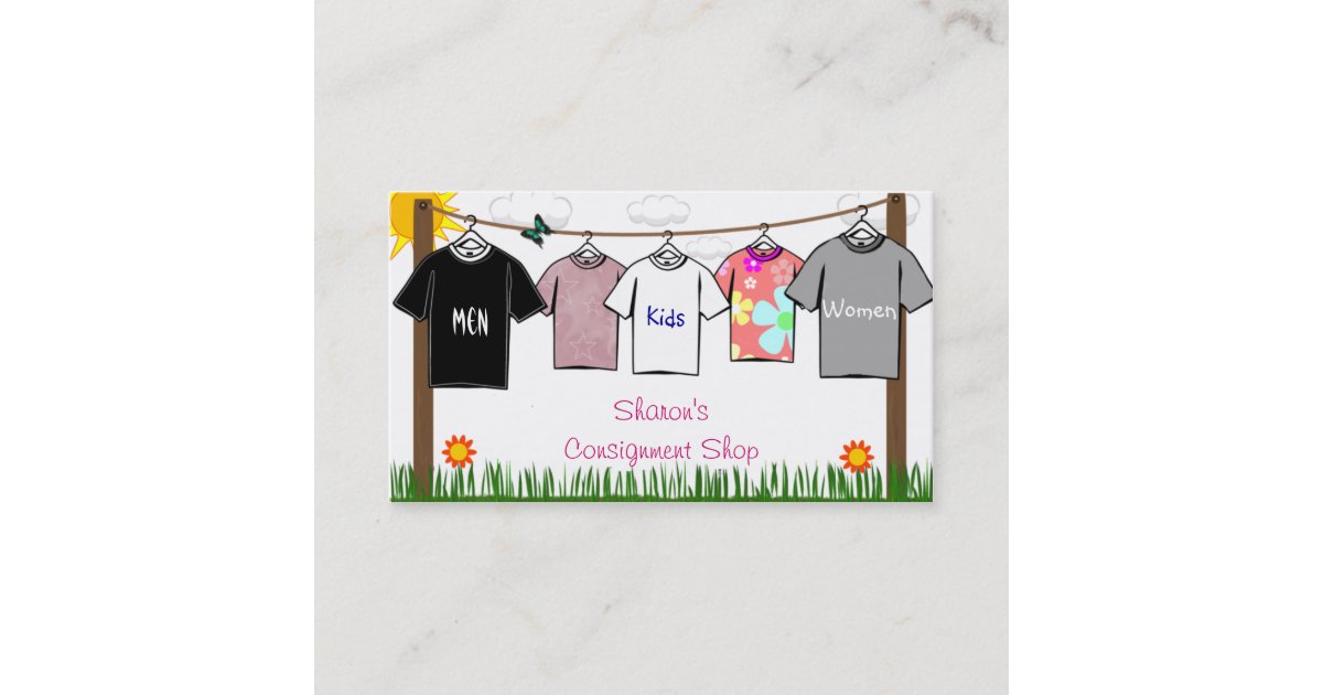 Clothing Business Cards | Zazzle