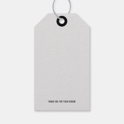 Clothing Logo Hang Price Tag | Zazzle