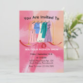Clothing Store invitation | Zazzle