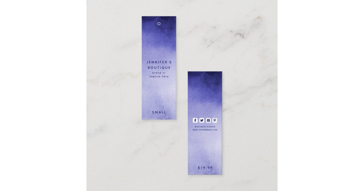 Clothing Tags Small Business Luxury Price Tag | Zazzle