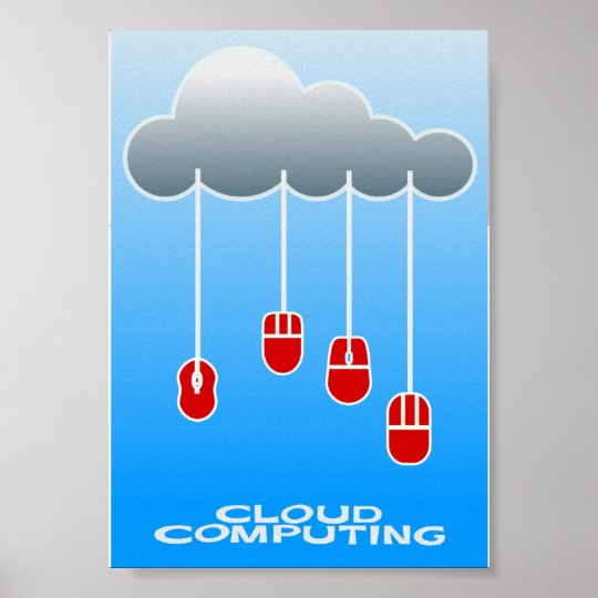 cloud computing poster | Zazzle.com