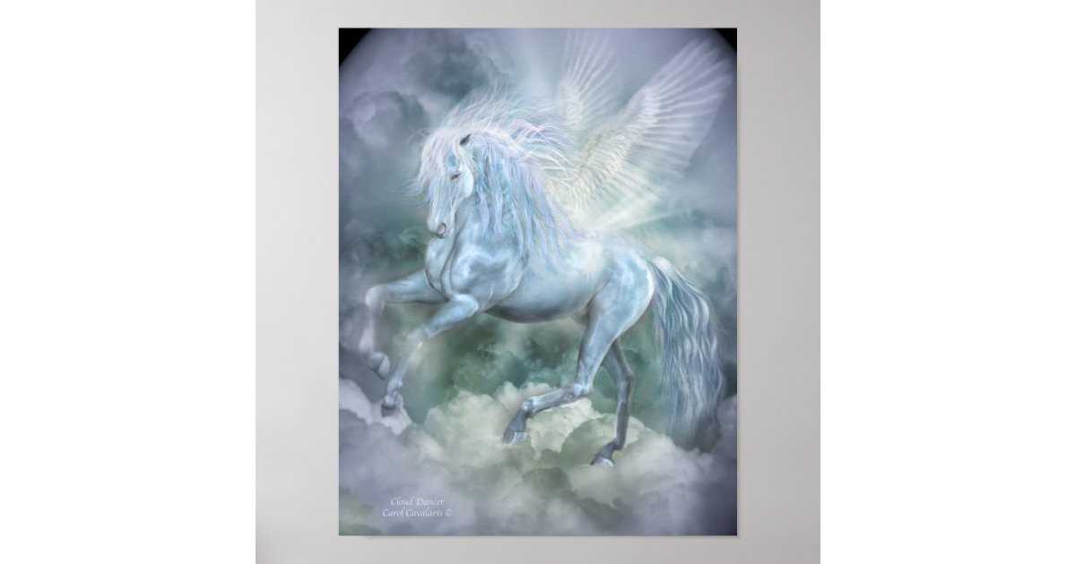 Cloud Dancer Fantasy Art Poster/Print Poster | Zazzle