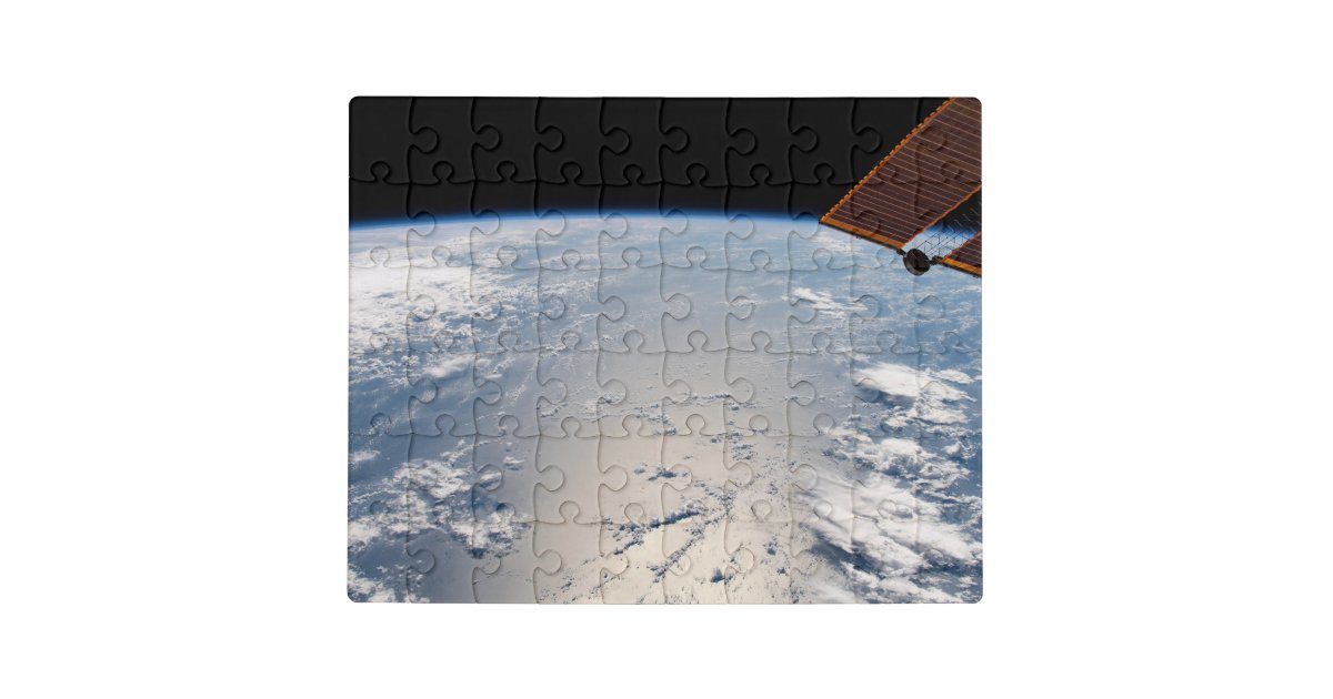 Cloud Formations Surrounding Sunglint Off Pacific Jigsaw Puzzle | Zazzle