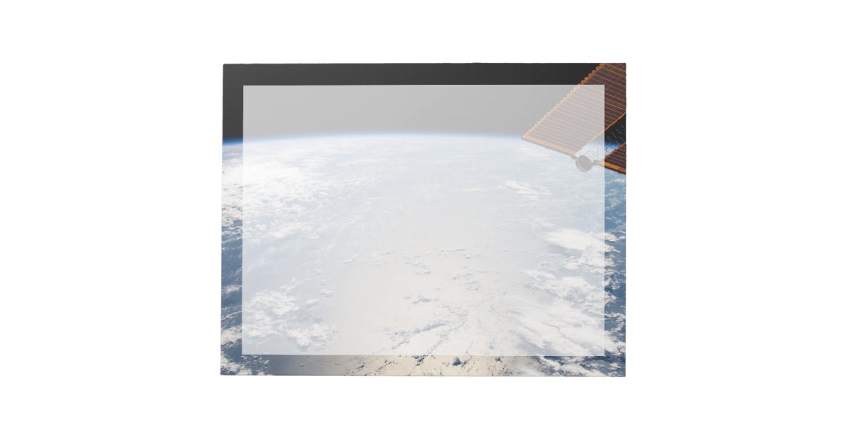 Cloud Formations Surrounding Sunglint Off Pacific Notepad | Zazzle