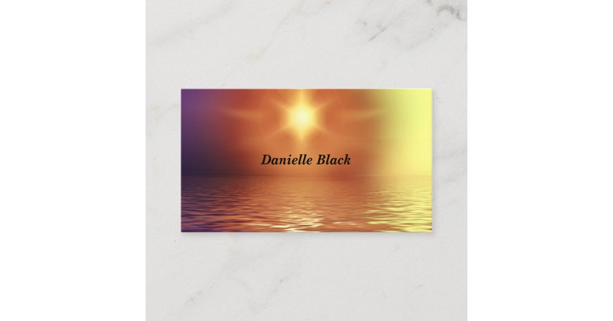 Cloud Landscape Business Card | Zazzle