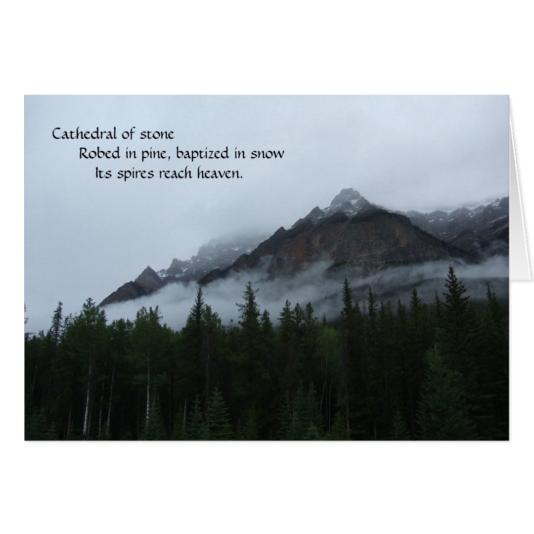 Cloud Mountain with Haiku | Zazzle