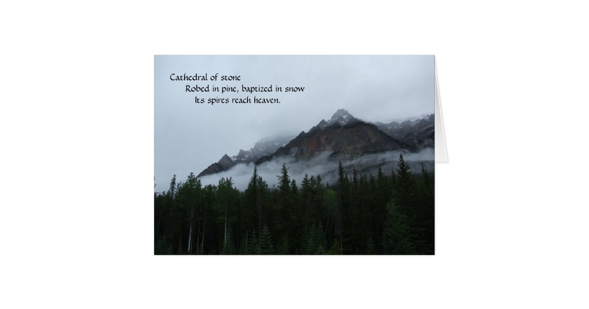 Cloud Mountain with Haiku | Zazzle