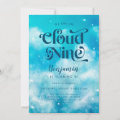 Cloud Nine Boy's 9th Birthday Invitation | Zazzle