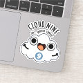 Cloud Nine Funny Weather Pun Sticker | Zazzle