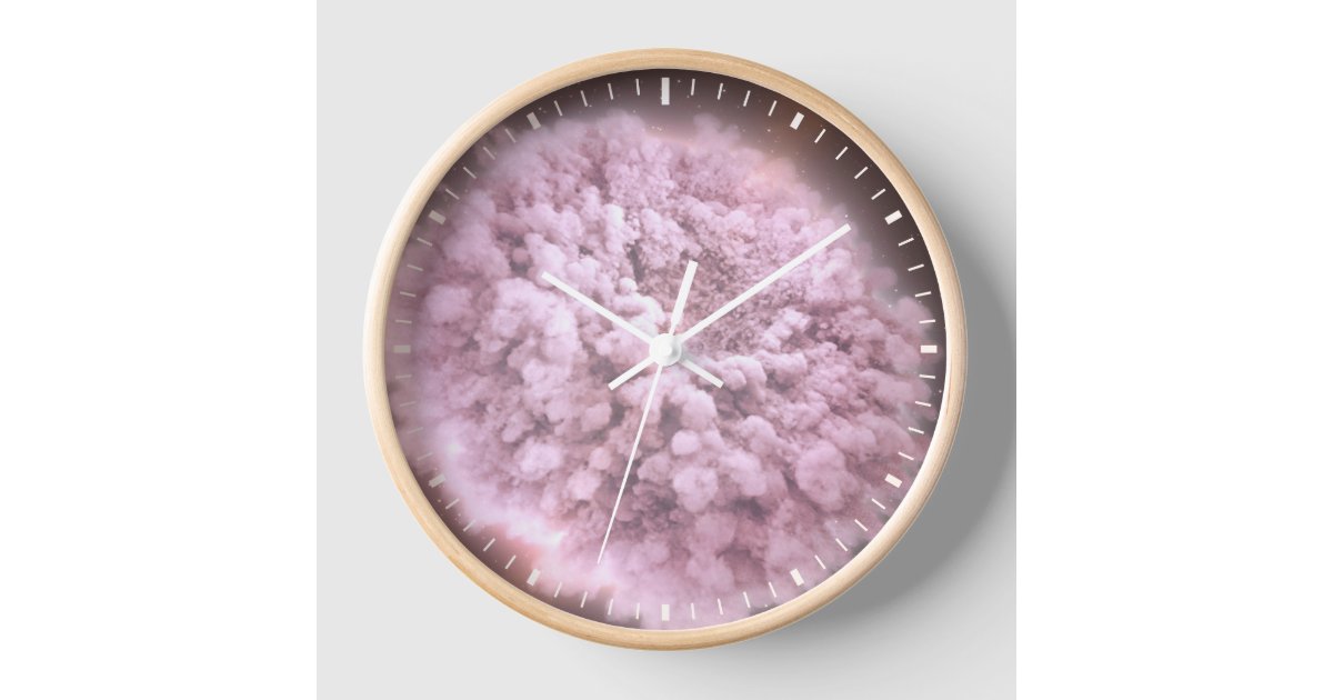 Cloud Of Debris From Two Neutron Stars Clock | Zazzle