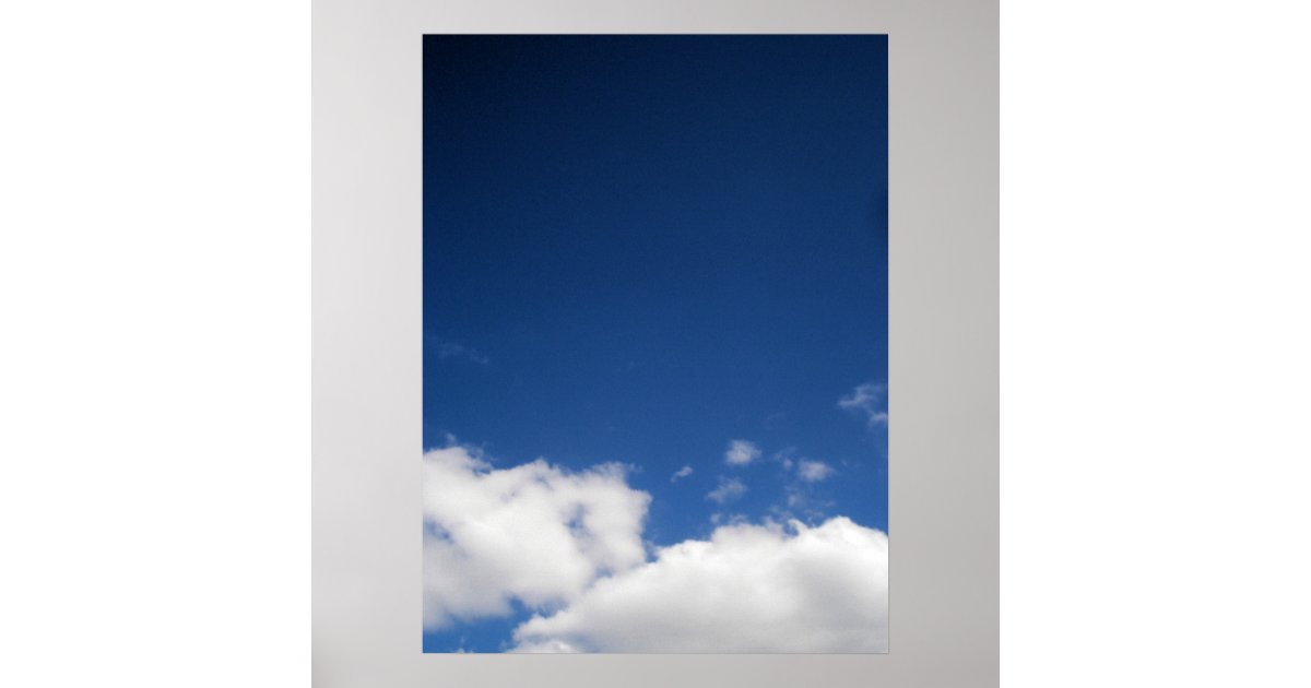 Clouds & Blue Sky Posters Prints | Zazzle