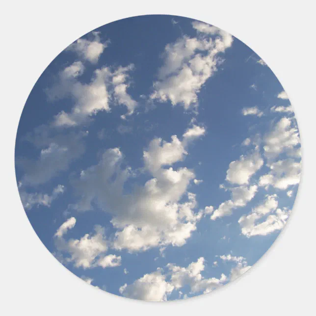 clouds in sky stickers | Zazzle