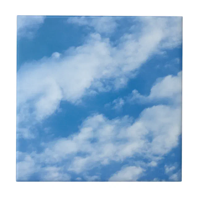 Clouds in the Sky Ceramic Tile | Zazzle