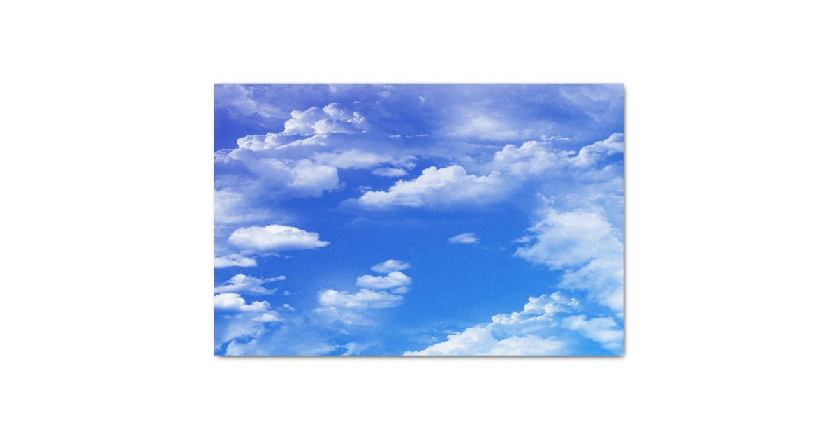 Clouds Tissue Paper | Zazzle