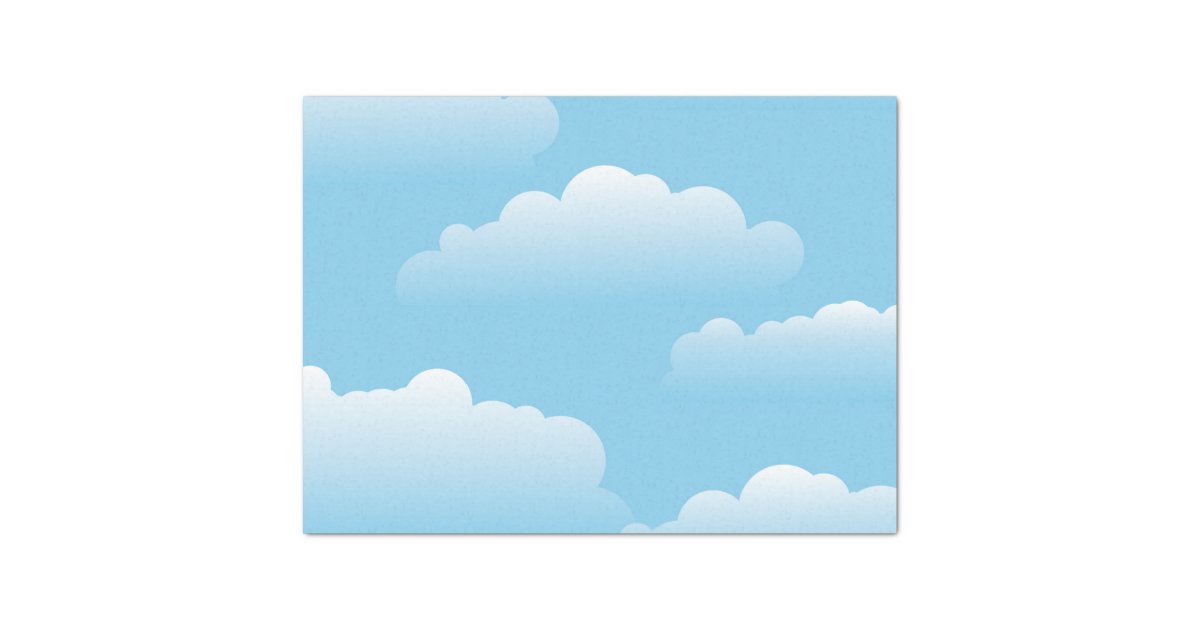 Clouds Tissue Paper | Zazzle